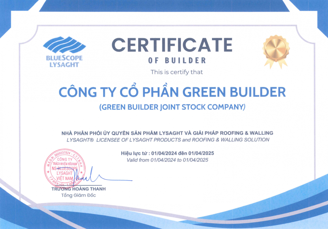 Lysaght Builder - Công Ty Cổ Phần Green Builder